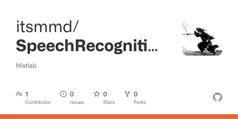 Github Itsmmdspeechrecognition Matlab