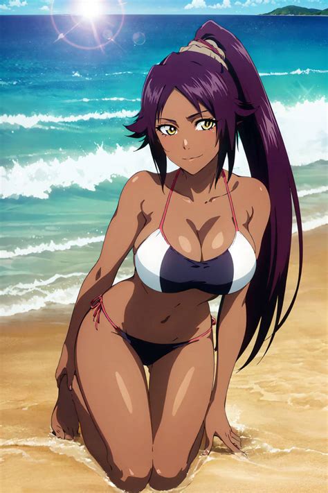 Shihouin Yoruichi 10 By Tiger Groves On Deviantart