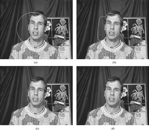 Figure From Robust Real Time Segmentation Of Images And Videos Using A Smooth Spline Snake