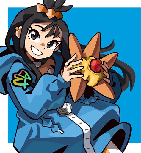 Notus 49 Lida Pokemon Staryu Nintendo Pokemon Pokemon Legends Z A Highres 1girl Black