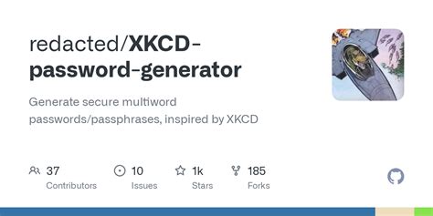 Github Redacted Xkcd Password Generator Generate Secure Multiword Passwords Passphrases
