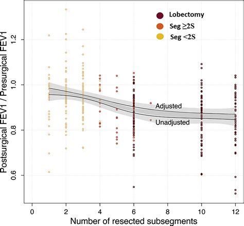 Extent Of Segmentectomy That Achieves Greater Lung Preservation Than Lobectomy The Annals Of