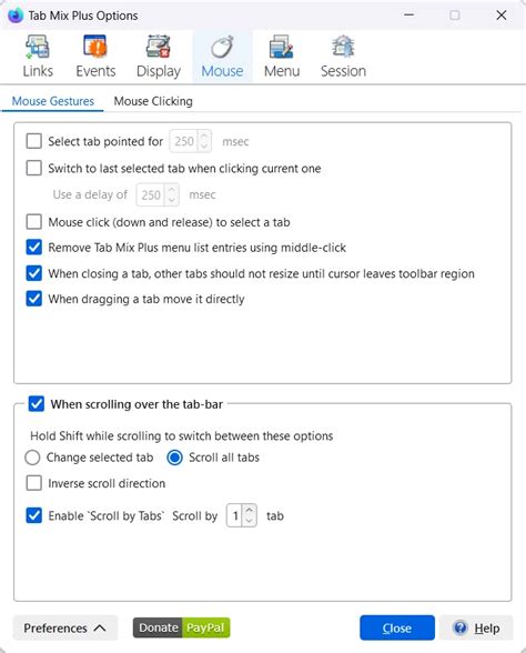 Mouse Gestures Tab Mix Plus Docs