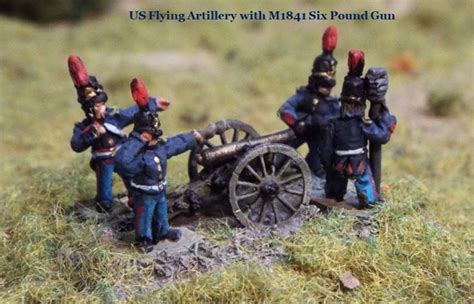 10mm Wargaming Painted Us And Mexican Artillery And Crew From Good Ground Llc