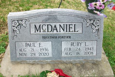 Paul Edward Mcdaniel 1936 2020 Find A Grave Memorial