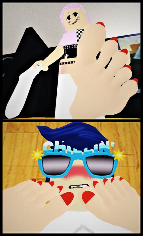 I Put My Smelly Roblox Feet On His Face By Miaroblox On Deviantart