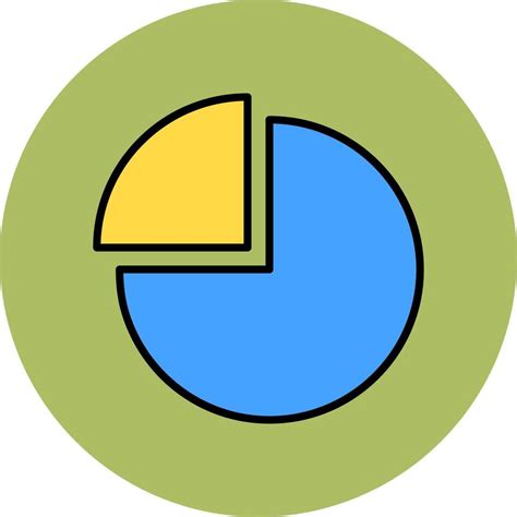 Pie Chart Vector Icon 37187725 Vector Art At Vecteezy