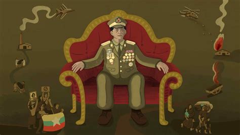 Myanmars Iron Fisted Ruler Min Aung Hlaing Fights To Stay On His Throne Nikkei Asia