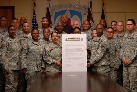 PRMC Command Team Proclaim Their Support Of Sexual Assault Awareness And Prevention Month