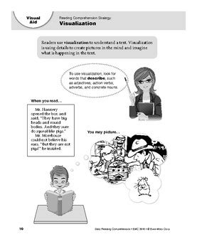 Daily Reading Comprehension Visual Aids Grade 6 TPT