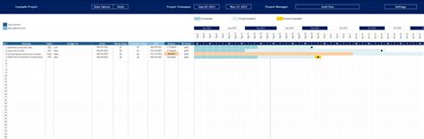 Simple Gantt Chart Excel Template Etsy