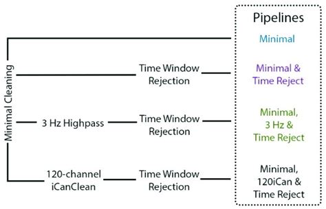 Overview Of Artifact Removal Pipelines The Minimal Pipeline Blue Download Scientific Diagram