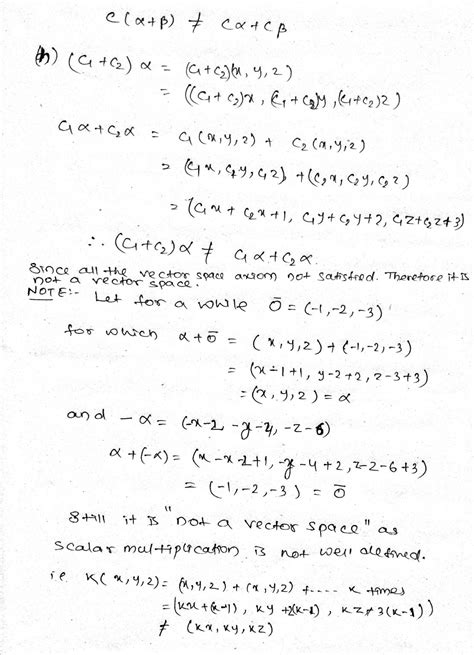 [solved] Verify All Vector Space Axioms And Determine If The Set Of