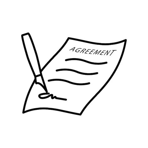 Premium Vector Agreement Icon