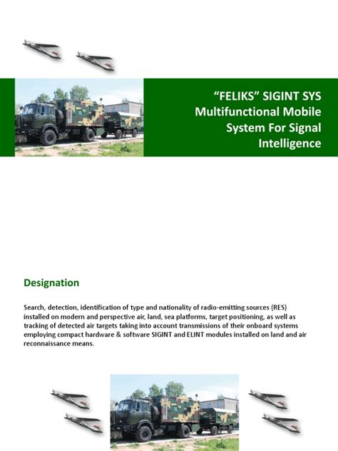 Feliks Sigint Pdf Signals Intelligence Radio
