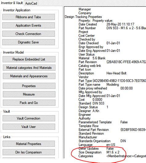 size designation column drawing parts list autodesk community