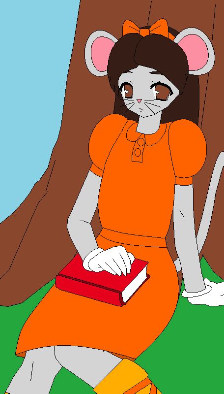 Mimi Mouse Closed Her Book By Berryviolet On Deviantart