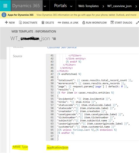 dynamics portals execute fetchxml and parse the results liquid