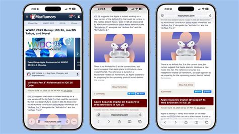 Apple Offers Safari Design Choices In Ios 26 Learning From Past Criticism Macrumors