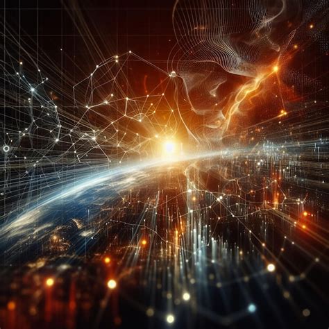 Premium Photo Computing Connection Structure 3d Rendering