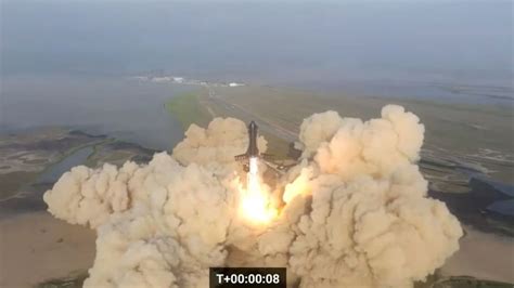 Elon Musks Spacex Starship Worlds Biggest Rocket Explodes Minutes