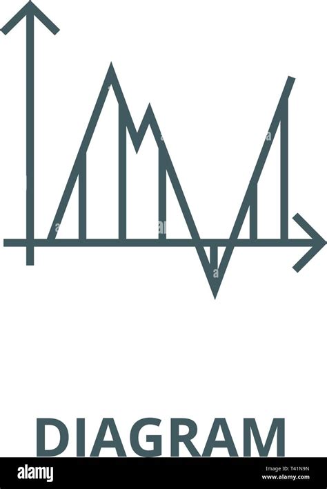 Diagram Timeline Spectrogram Line Icon Vector Diagram Timeline Spectrogram Outline Sign
