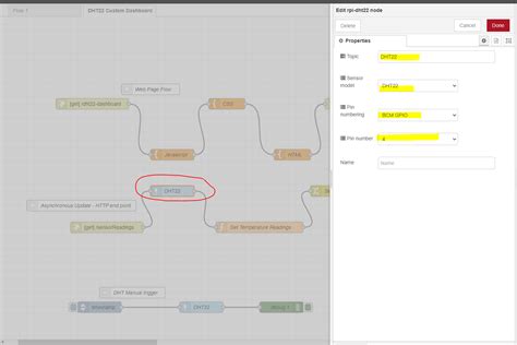 Node Red Dht11 Dht22 Custom Weather Station Dashboard