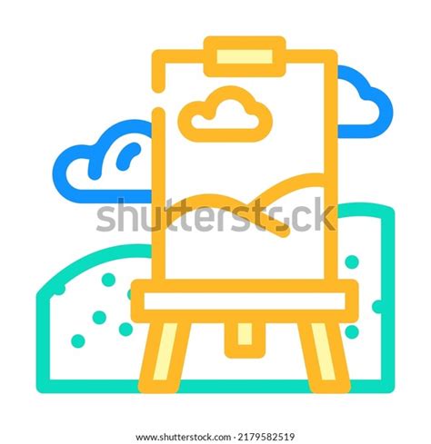 Art School Color Icon Vector Art Stock Vector Royalty Free 2179582519
