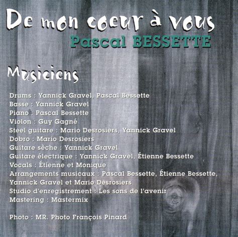 La Page Photos De Pascal Bessette