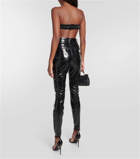 Strapless Jersey Bra Top In Black Dolce Gabbana Mytheresa