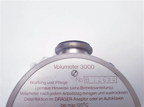 Dräger Drager Volumeter 3000 Defekt Mtc Hamburg Gebrauchte