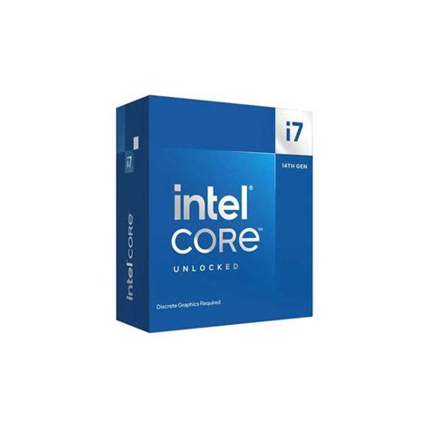 Intel Core I7 14700kf 20 Core Processor 28 Threads 2 5ghz Up To 5 6ghz Turbo Raptor Lake