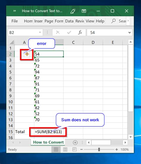 How To Convert Text To Number In Excel 4 Methods Itechguides