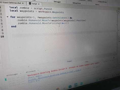 does anyone know why the script isnt working i ve never coded before