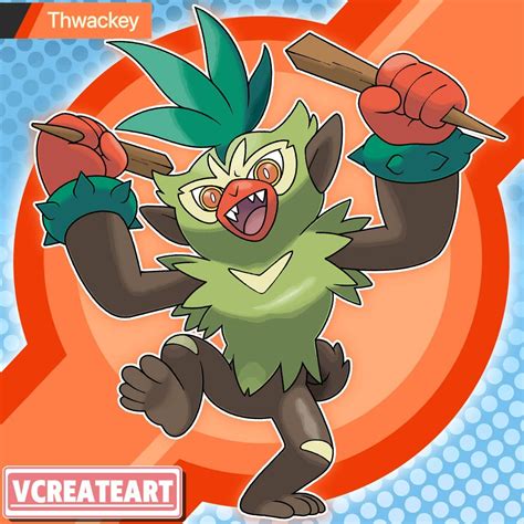 Vic Is The Name On Instagram Thwackey The Beat Pokemon Grass 306458 Lbs Overgrowgrassy