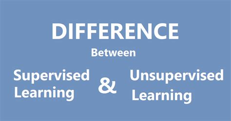 Difference Between Supervised Learning And Unsupervised Learning In Hindi