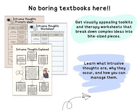 Intrusive Thoughts Worksheets Ocd Worksheets Intrusive Thinking