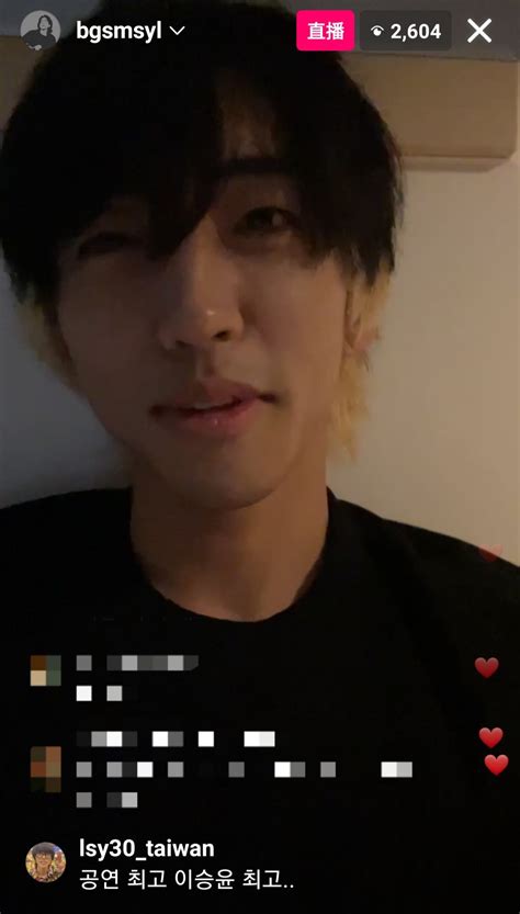 Ady 🇹🇼 On Twitter 2023 07 09 이승윤 라방（直播） 믿을 수가 없어 내 댓글이 읽혔어 😱 不敢相信，我的評論被讀出來了😱 이 머리 너무 잘어울려