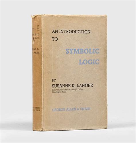 An Introduction To Symbolic Logic Langer Susanne K Barnebys