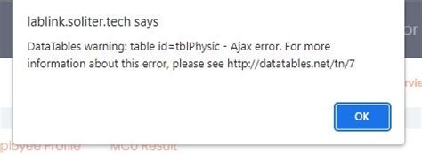 Always Getting 503 Response When Using More Than 67 Column DataTables