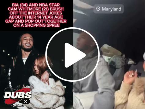 Bia 34 And Nba Star Cam Whitmore 21 Brush Off The Internet Jokes