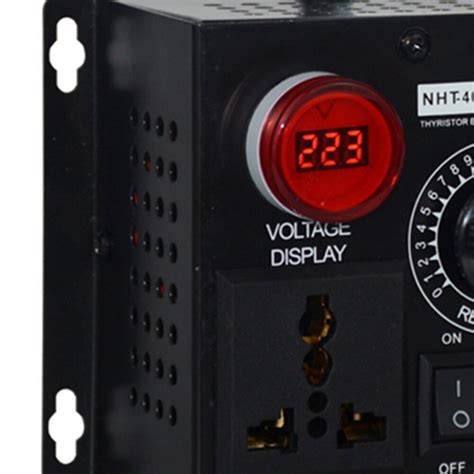 4000w Motor Speed Controller Ac 220v Variable Voltage Controller Control For Fan Speed Motor