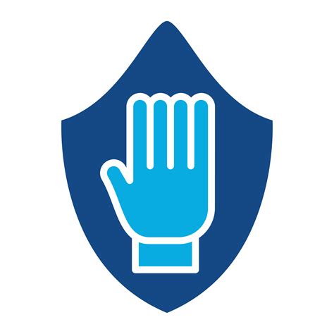 Objection Glyph Two Color Icon 17611936 Vector Art At Vecteezy