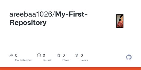 GitHub Areebaa1026 My First Repository