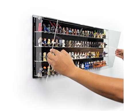 Acrylic Displays For Your Lego Models 100 Lego Minifigures Wall Display Case