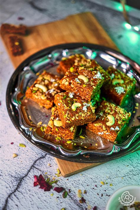 Walnut Burfi Recipe Akhrot Burfi