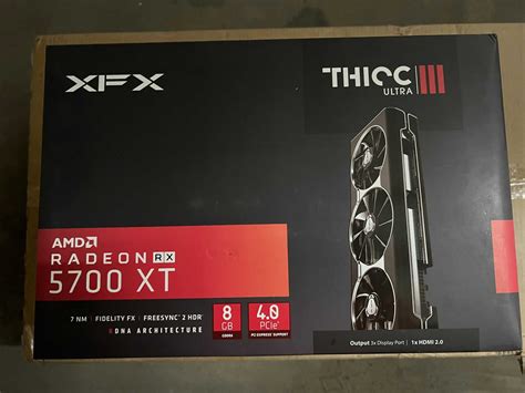 Xfx Radeon Amd Rx 5700 Xt Thicc Iii Ultra 8gb Gddr6 Karta Graficzna Poznań Stare Miasto • Olx Pl