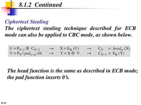 Ppt Chapter 8 Encipherment Using Modern Symmetric Key Ciphers