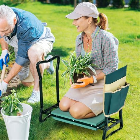 Knee Carts For Gardening Gardening Stool Rolling Garden Seat With