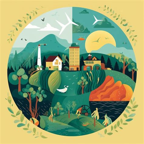 Premium Photo Green World